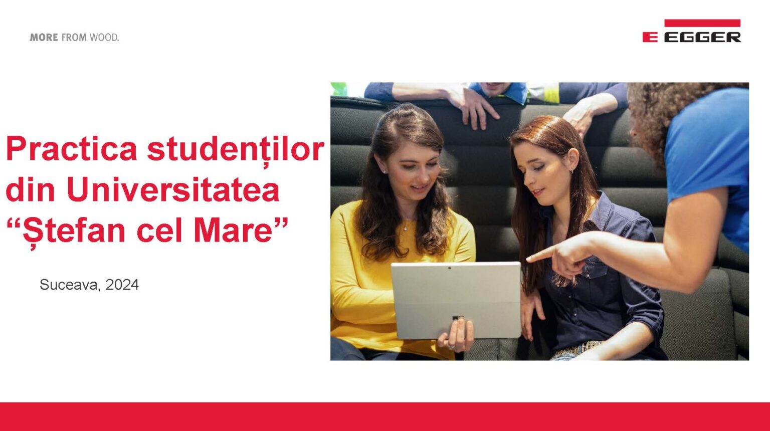 Prezentare stagii de practică EGGER - 28.03.2024 - Facultatea de ...
